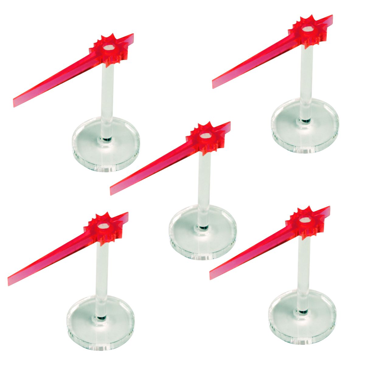 Laser Beam Stands Fluorescent Pink 5