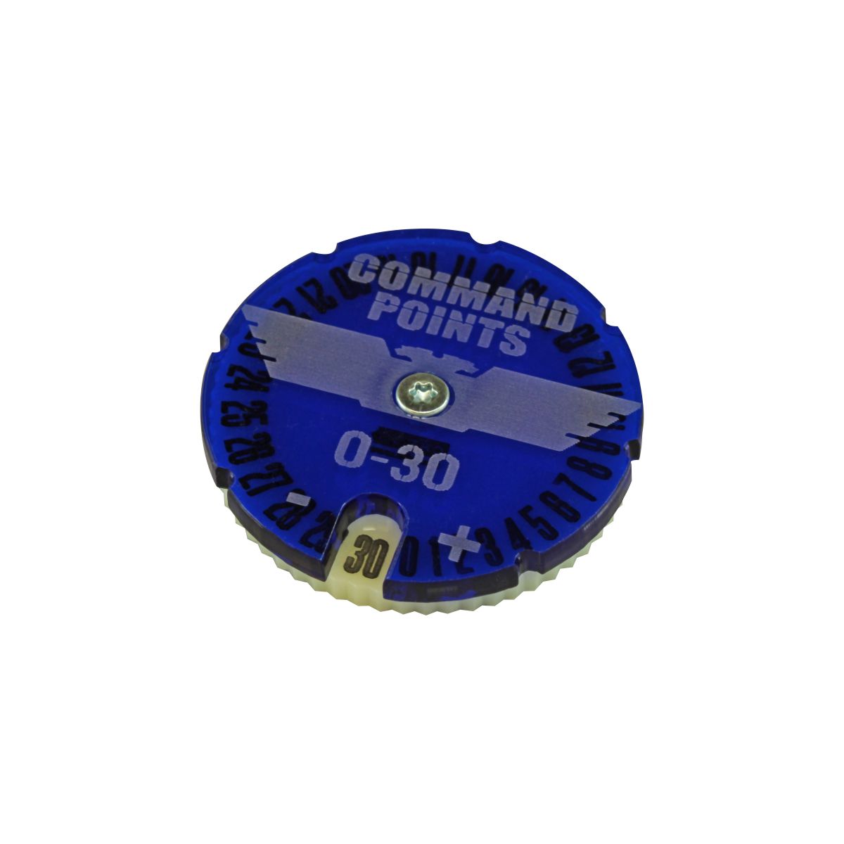 Command Points Dial 0-30 WHv9 Translucent Blue & Ivory