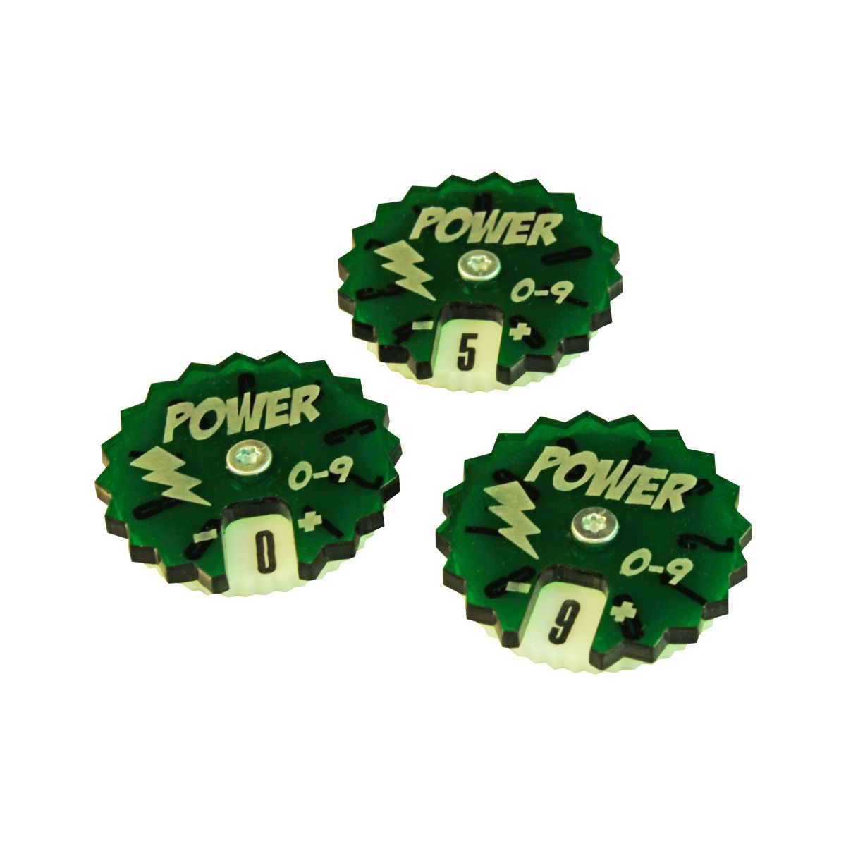 Power Dial Crisis Protocol Translucent Green 3