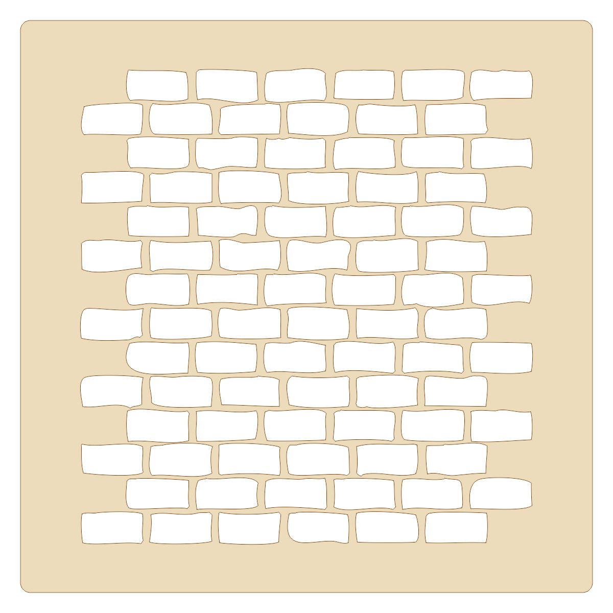 Rough Block Pattern Stencil