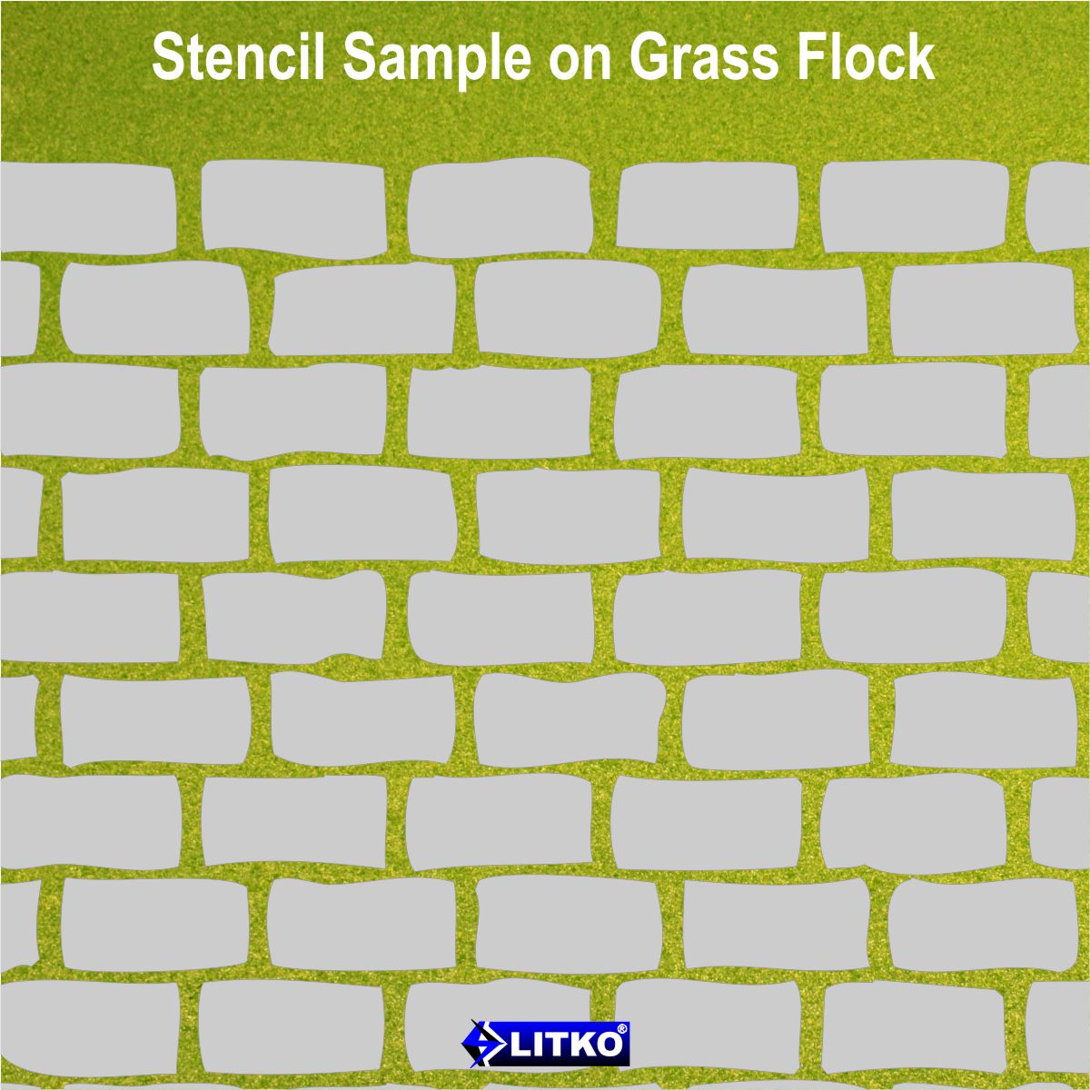 Rough Block Pattern Stencil