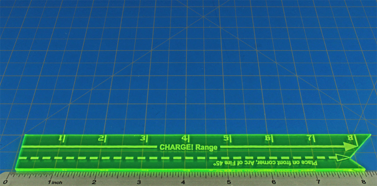 Fantasy Battle Ruler Fluorescent Green