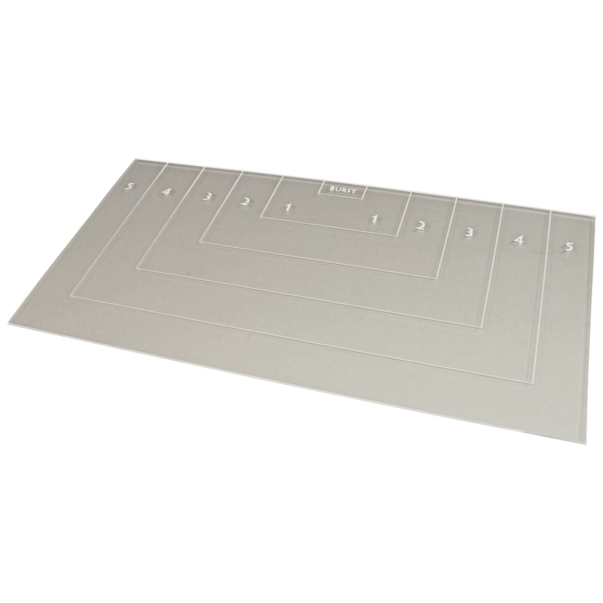 4E Burst Template Clear