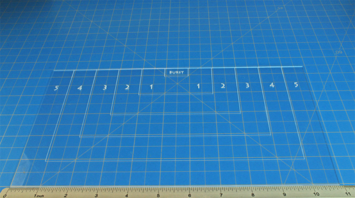 4E Burst Template Clear