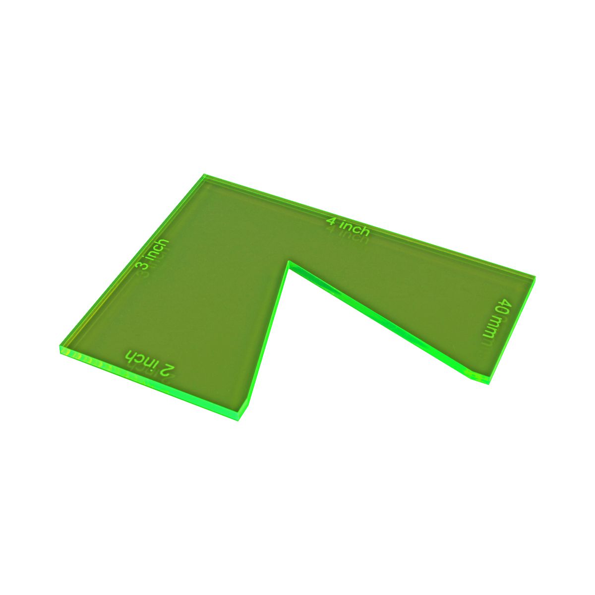 Notch Gauge DBx Fluorescent Green