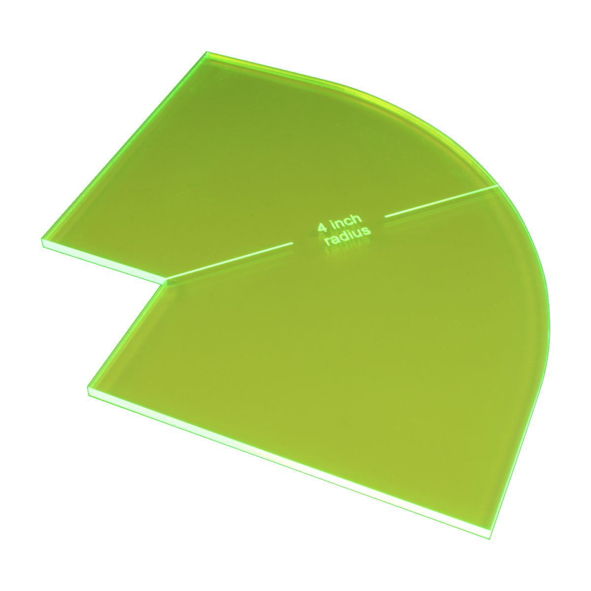 4& Radial Gauge Fluorescent Green