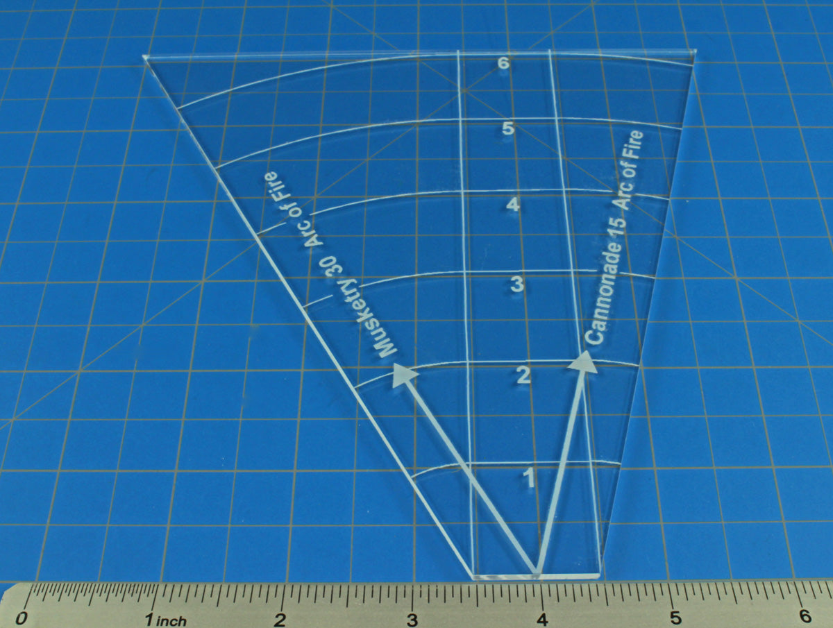 Artillery Template Regimental Fire & Fury Clear