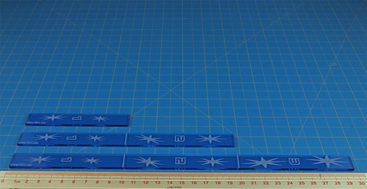 Multi-Range Secondary Weapon Gauge ST Attack Wing Fluorescent Blue 3