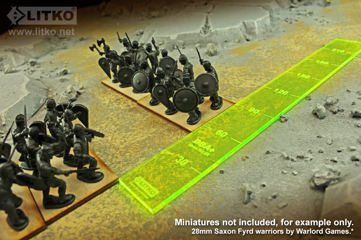 30mm Ruler DBA Fluorescent Green