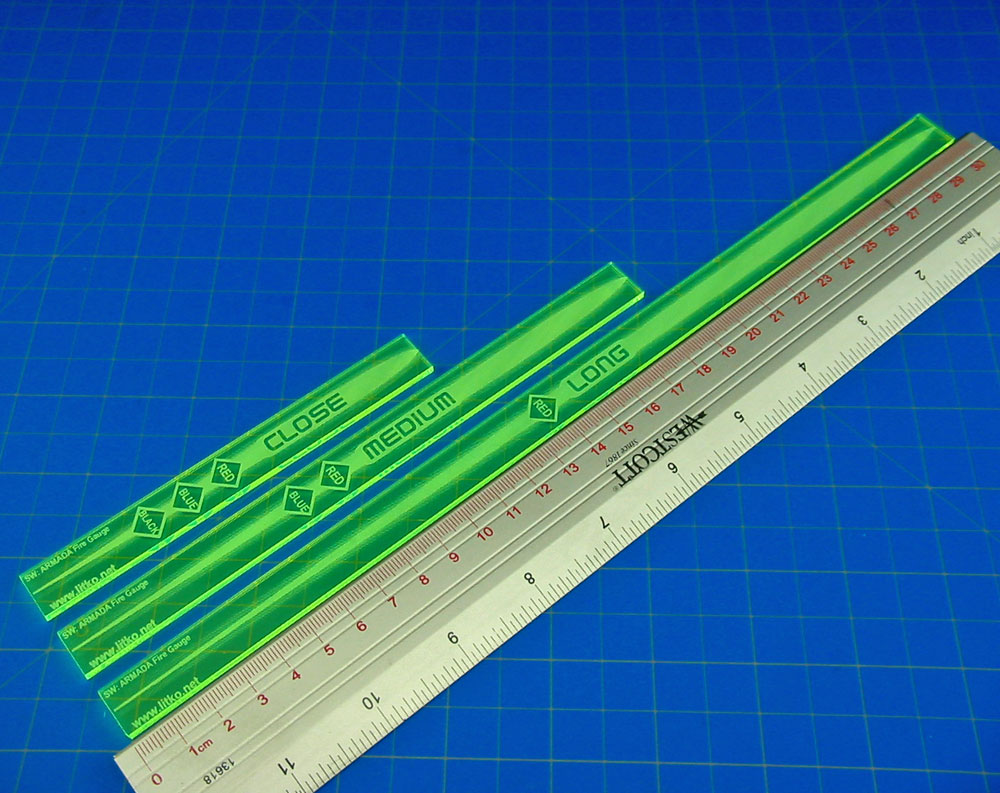 Multi Range Gauge Set SW Armada Fluorescent Green 3