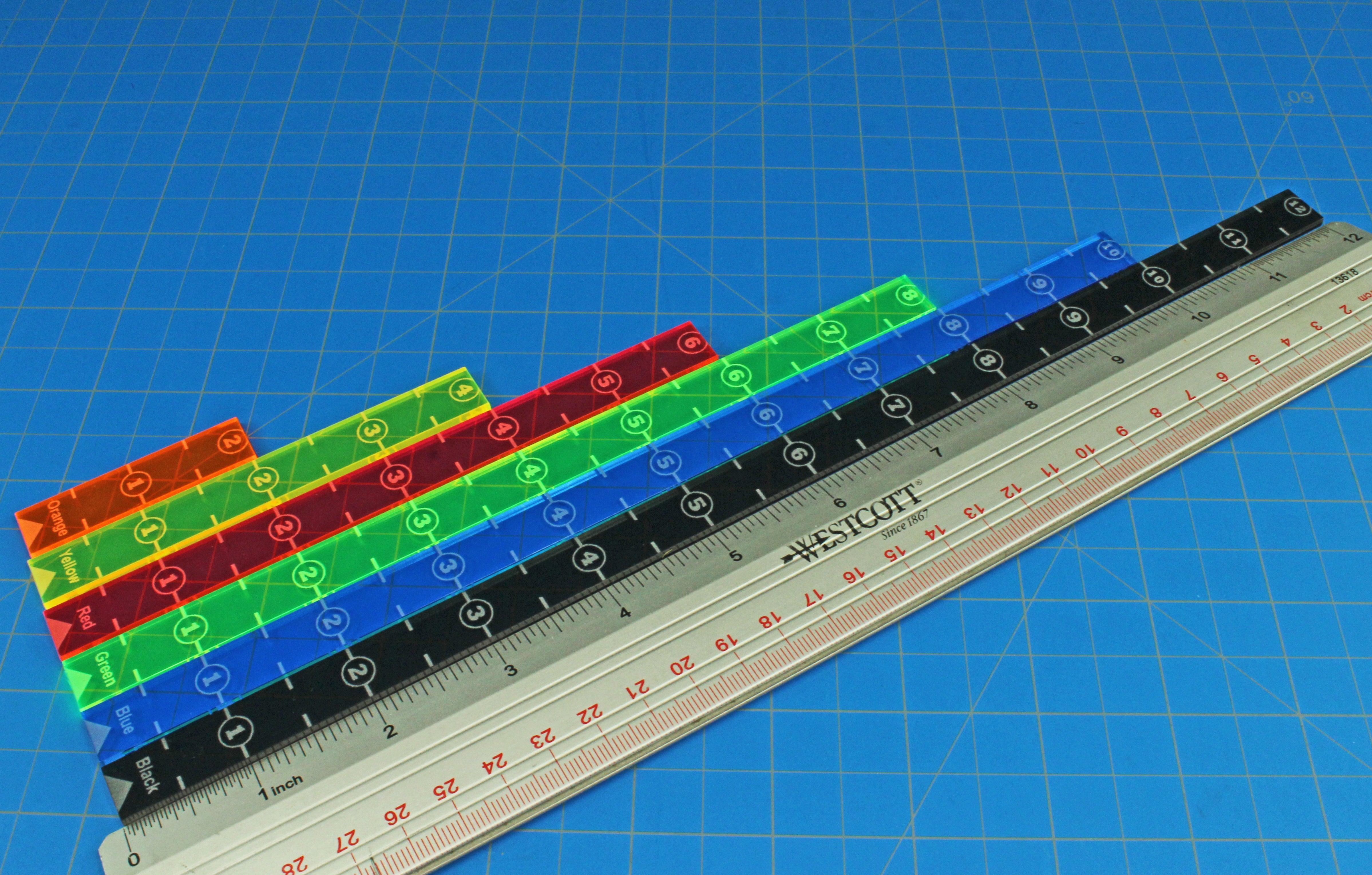 Range Ruler Set Wasteland Warfare Multi-color 6