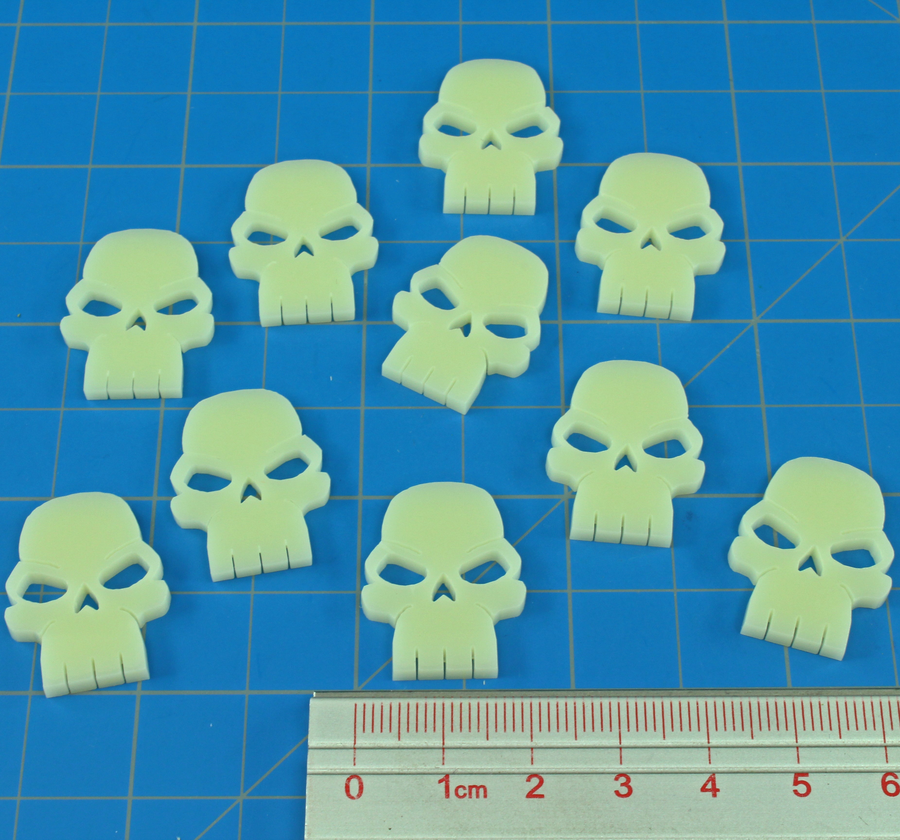 Skull Tokens Ivory 10