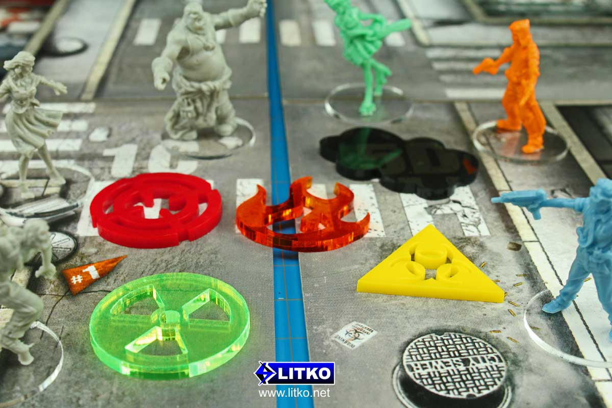 Area Effect Token Set Multi-Color 10