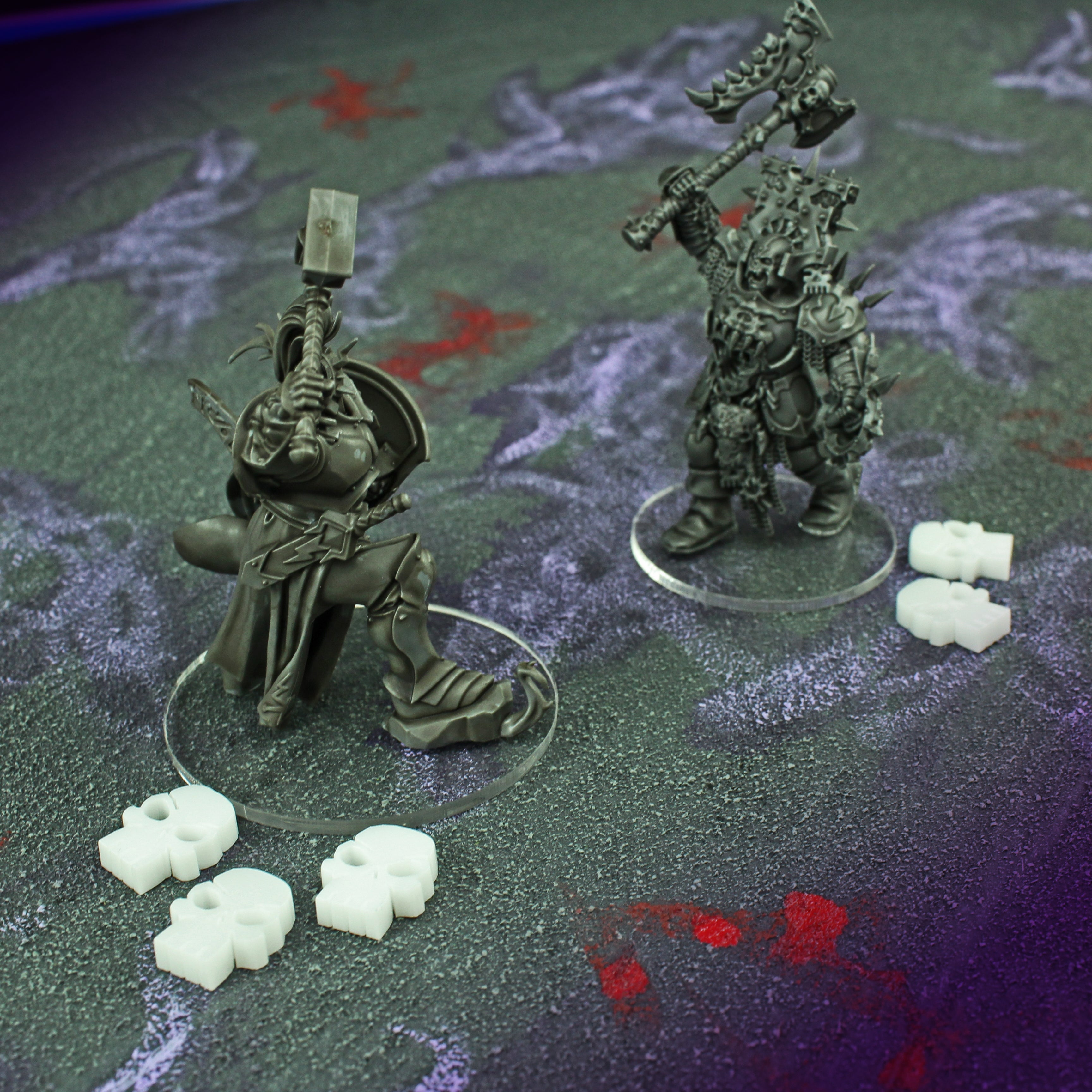 Mini Skull Tokens White 15