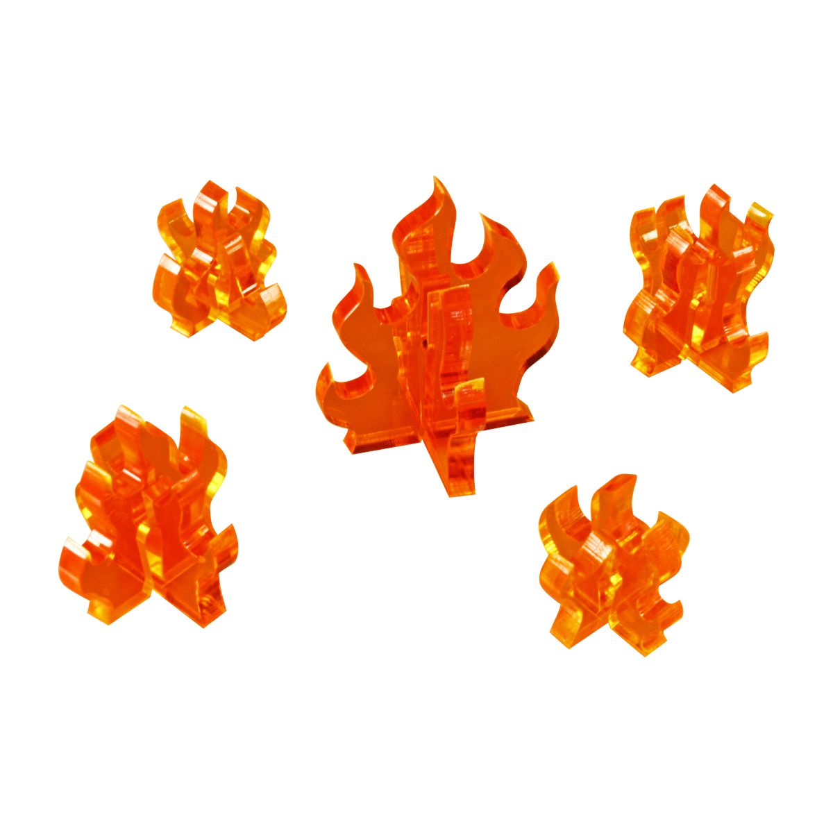Flame Markers Variety Set Fluorescent Amber 5