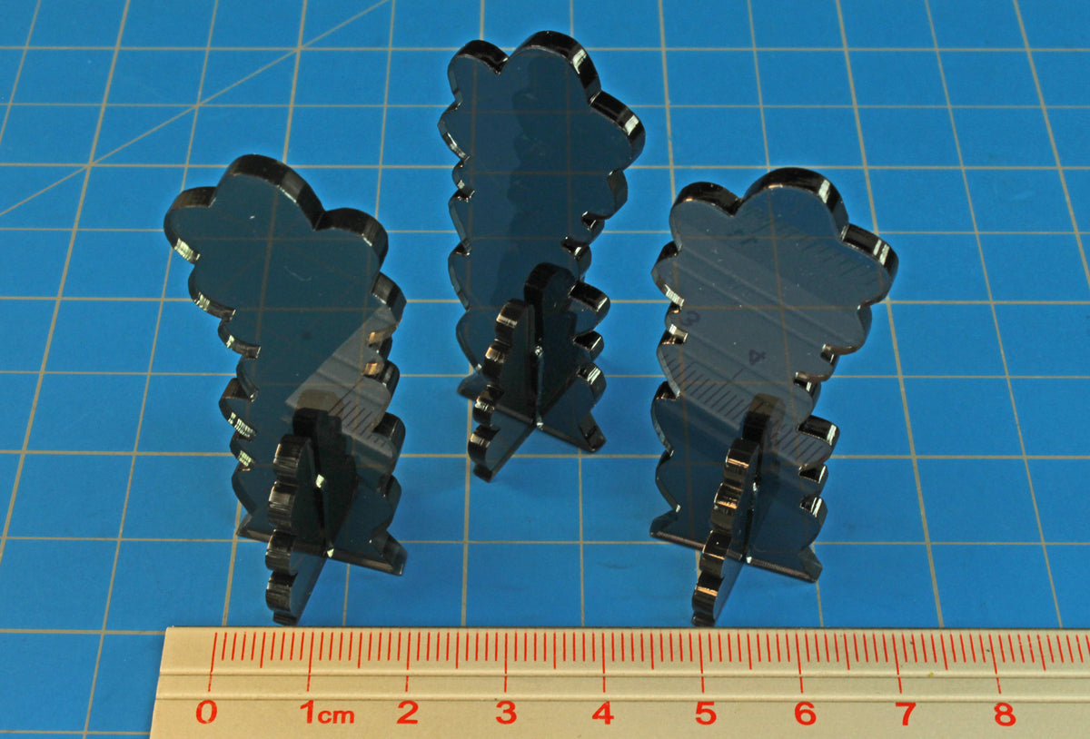 Smoke Column Markers Large Translucent Grey 3