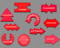 Command Token Set Red 10