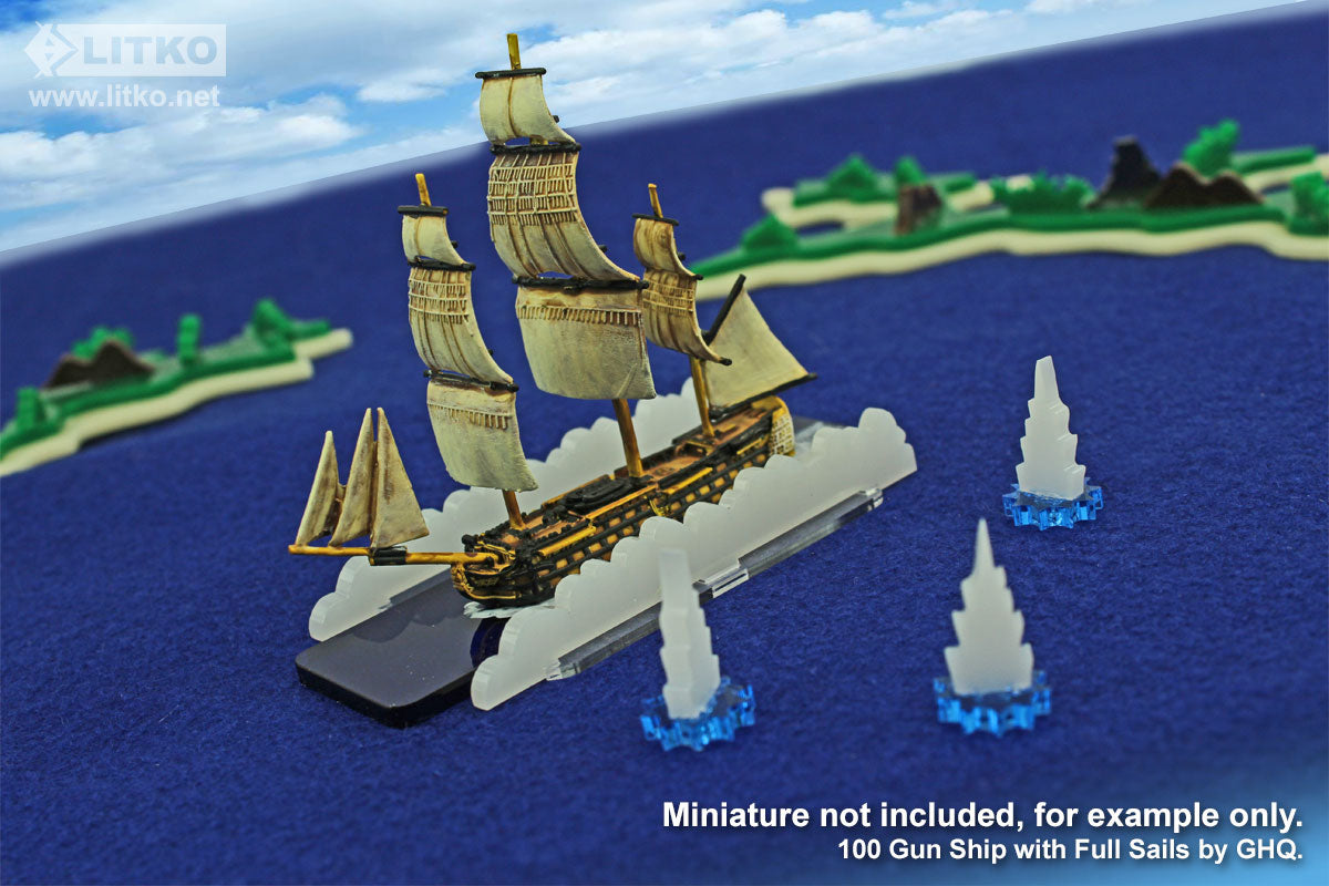 Smoke Screen Markers Mini Translucent White 4