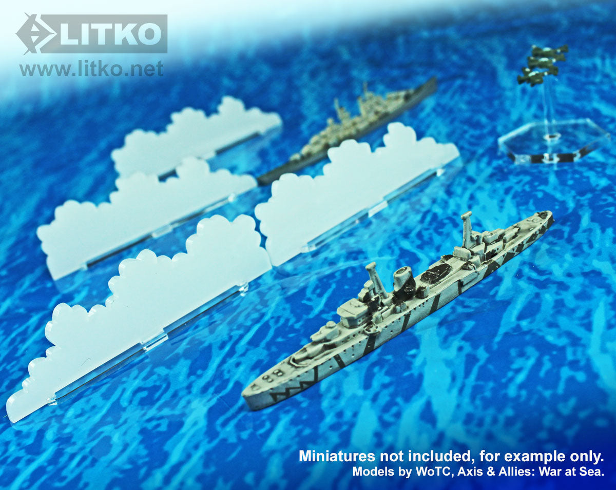 Smoke Screen Markers Small Translucent White 4