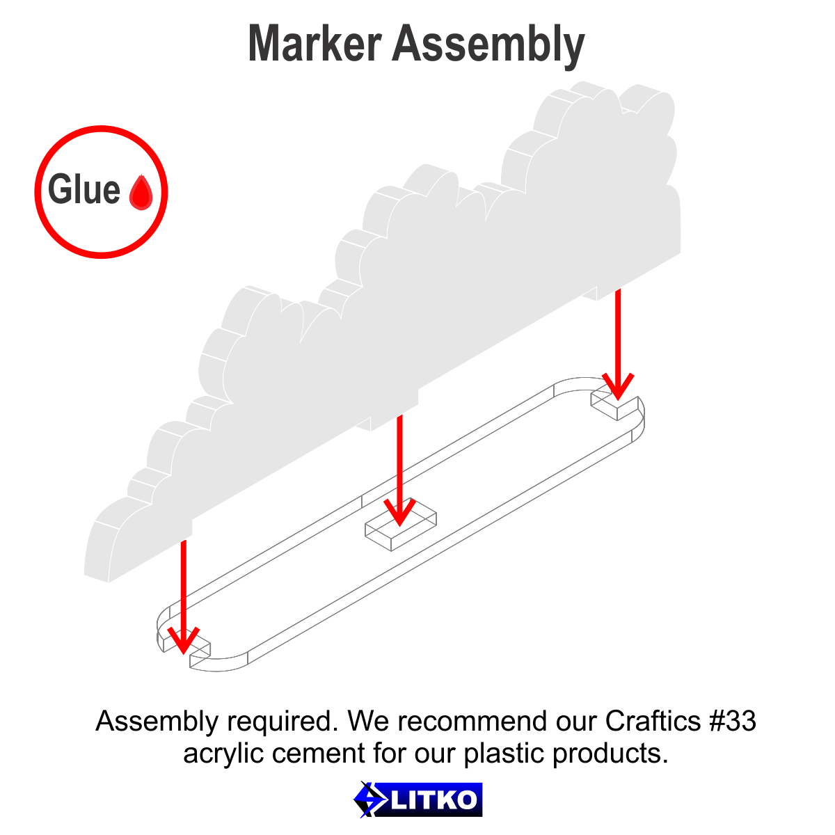 Smoke Screen Markers Small Translucent White 4