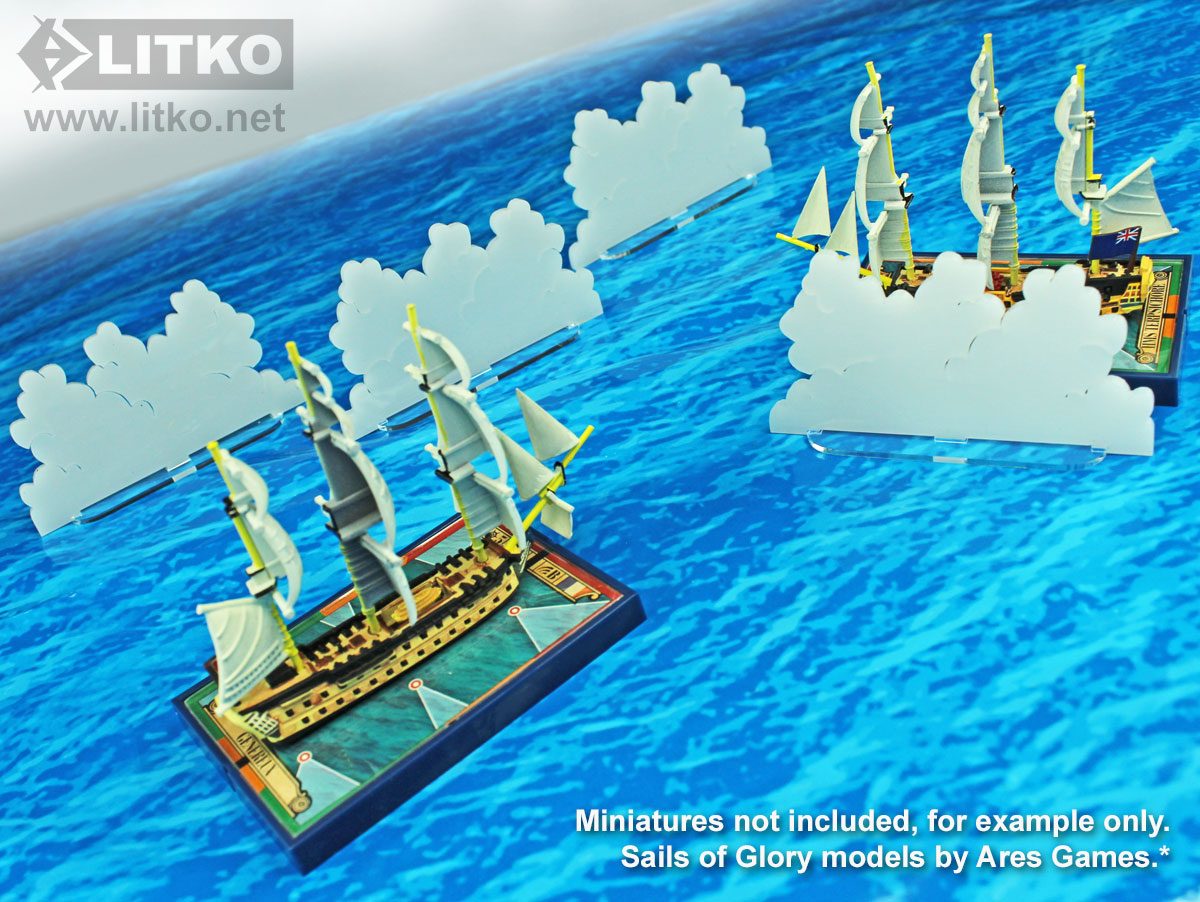 Smoke Screen Markers Large Translucent White 4