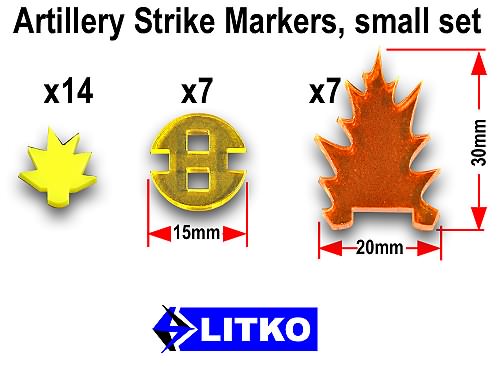 Artillery Strike Markers Small 7