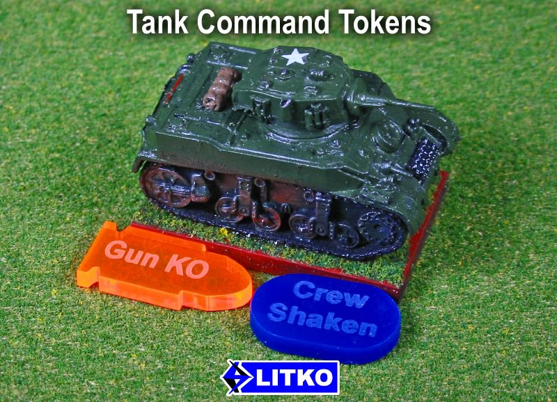 Tank Command Token Set Multi Colored 20