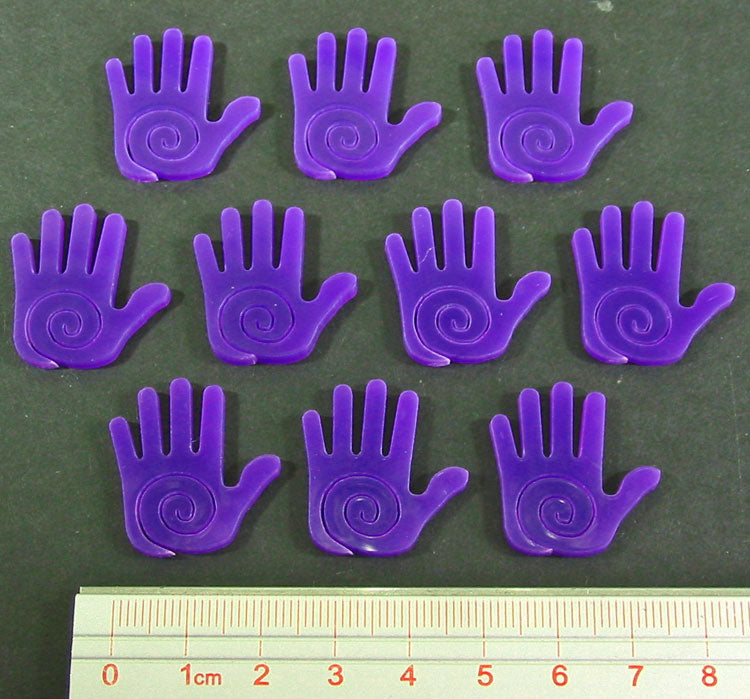 Mystic Hand Tokens Purple 10
