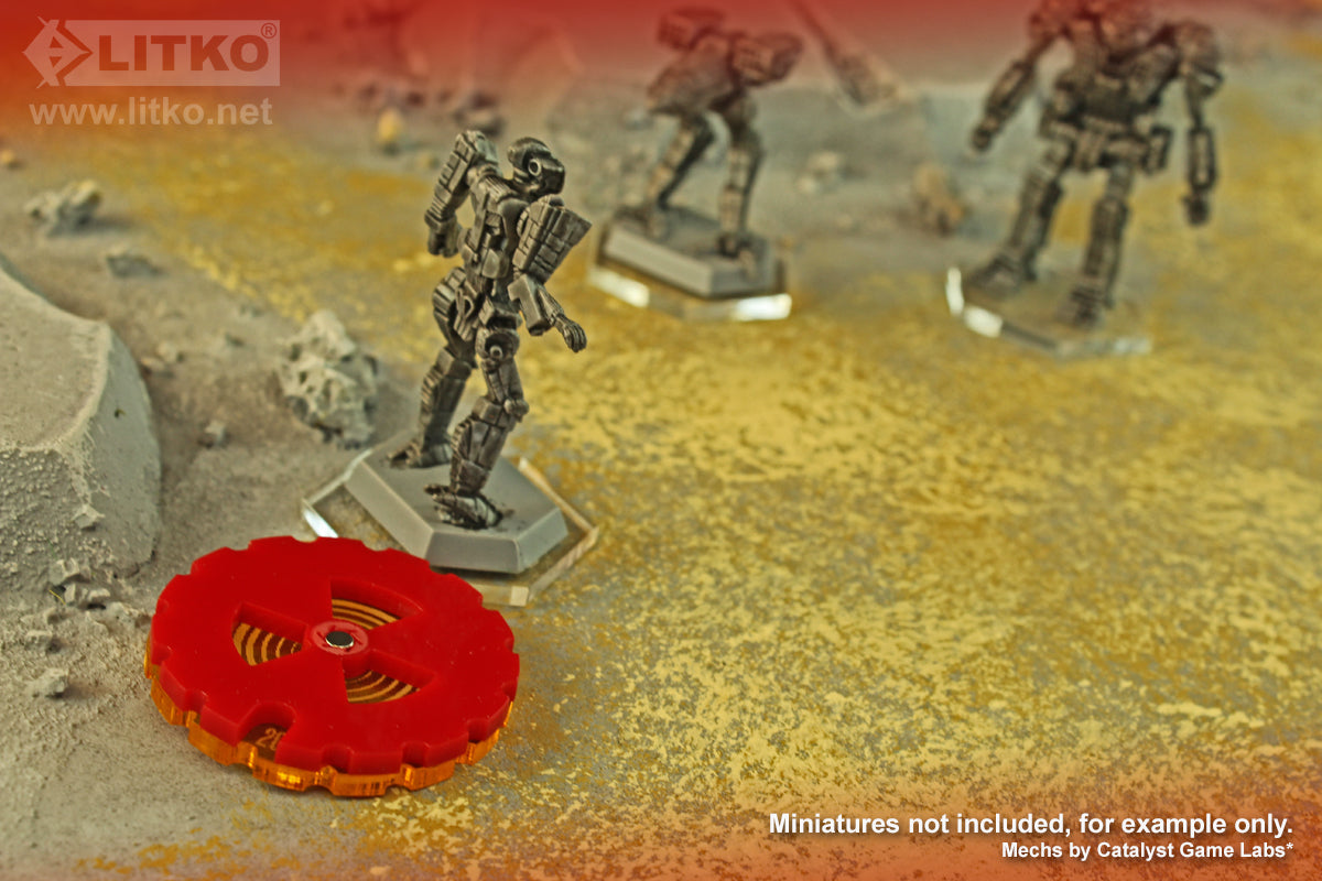 Heat Dial BT Transparent Yellow & Red