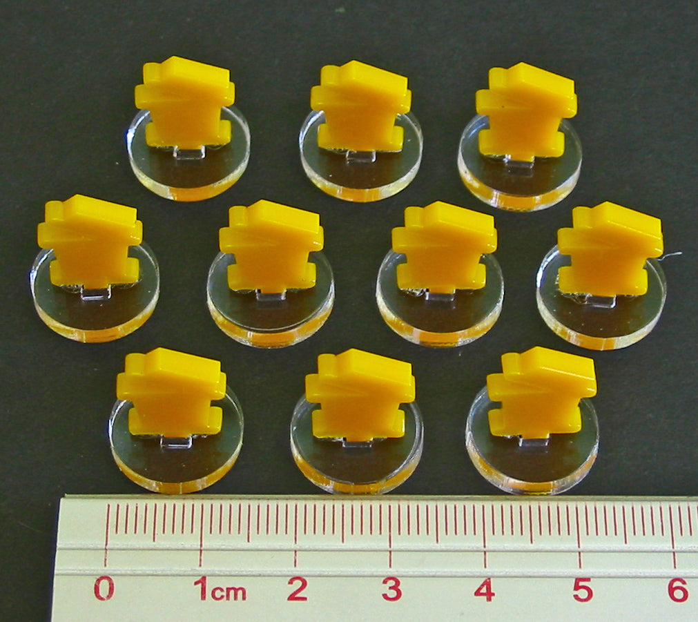 Trash Can Markers Yellow 10