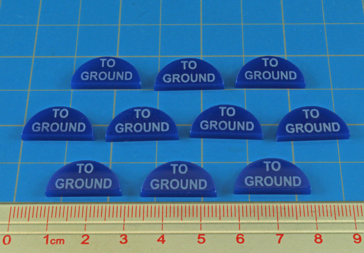 To Ground Tokens Blue 10
