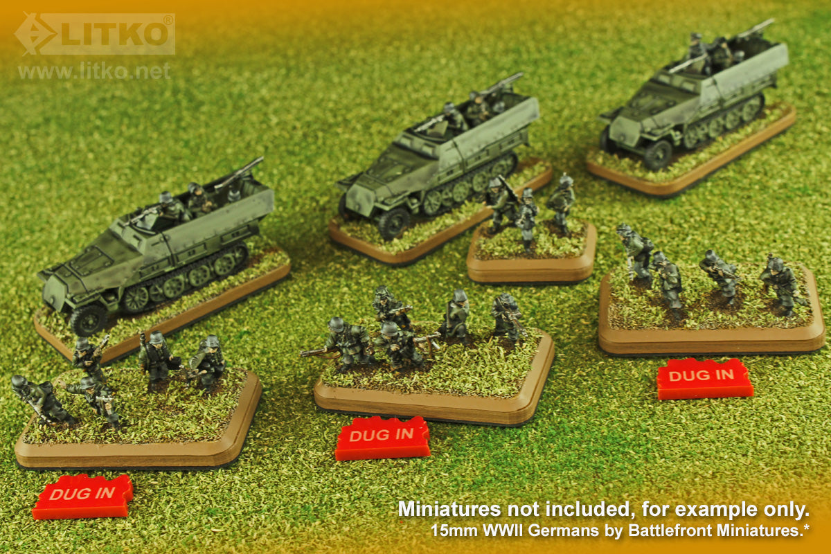 Dug In Tokens Red 10