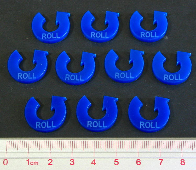 Roll Maneuver Tokens Blue 10