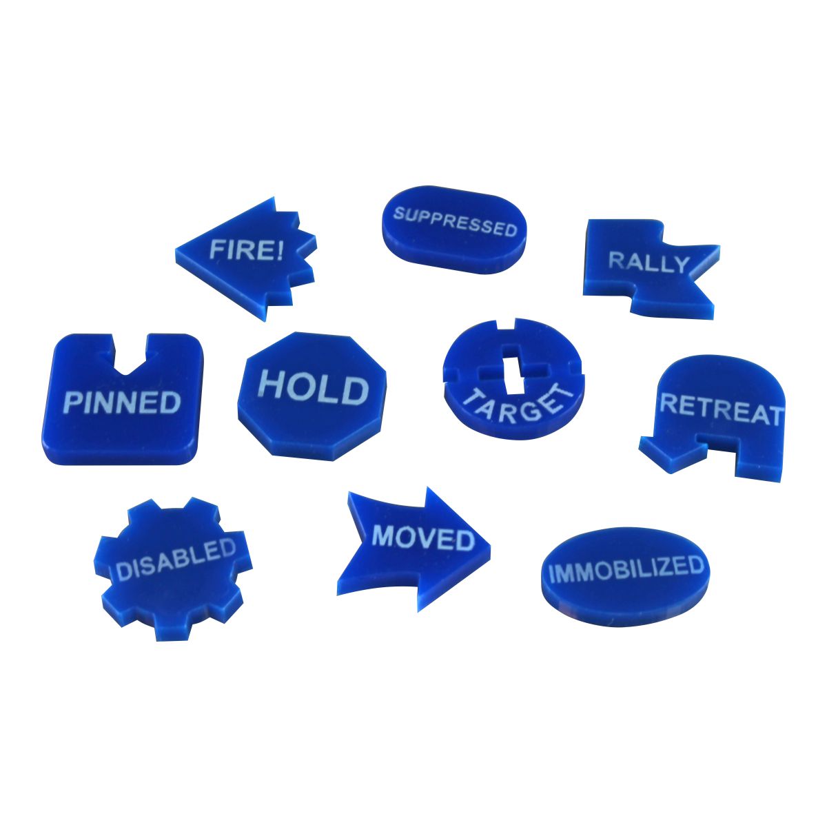 Command Token Set II Blue 10