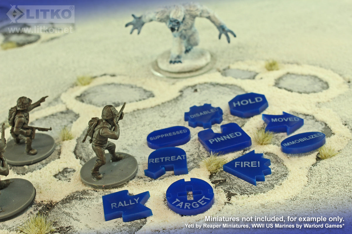 Command Token Set II Blue 10