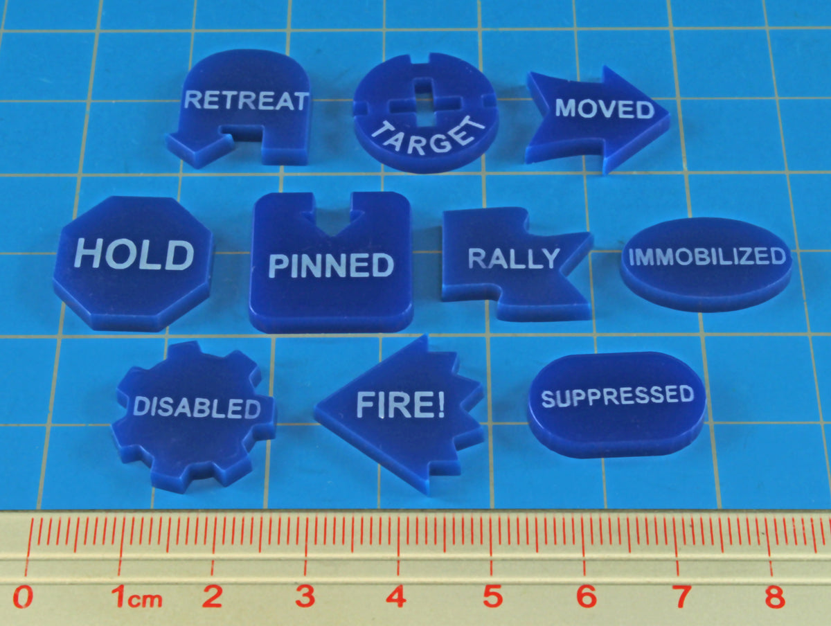 Command Token Set II Blue 10