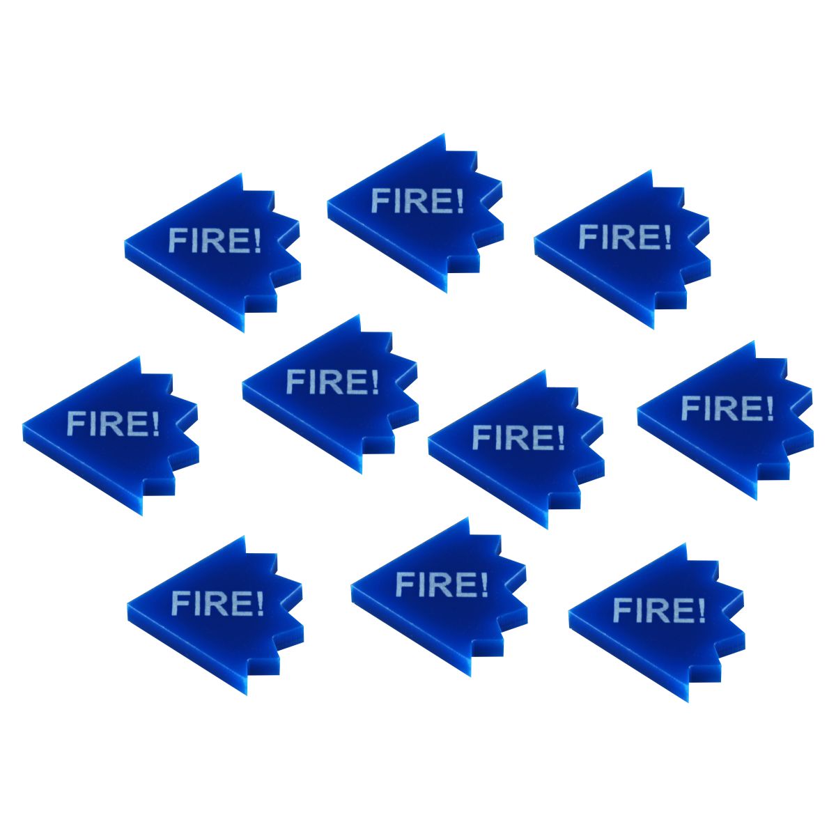 Fire Tokens Blue 10