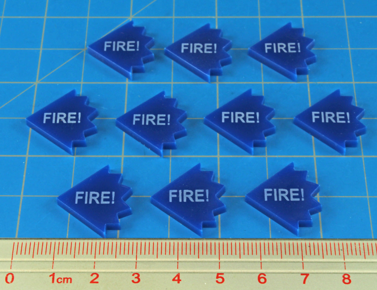 Fire Tokens Blue 10