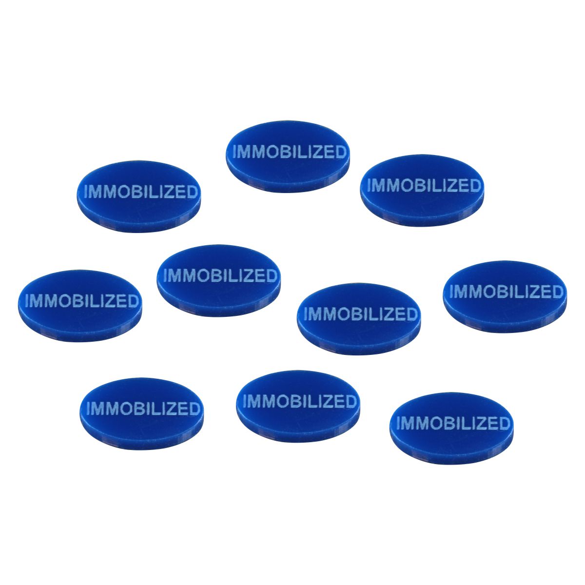 Immobilized Tokens Blue 10