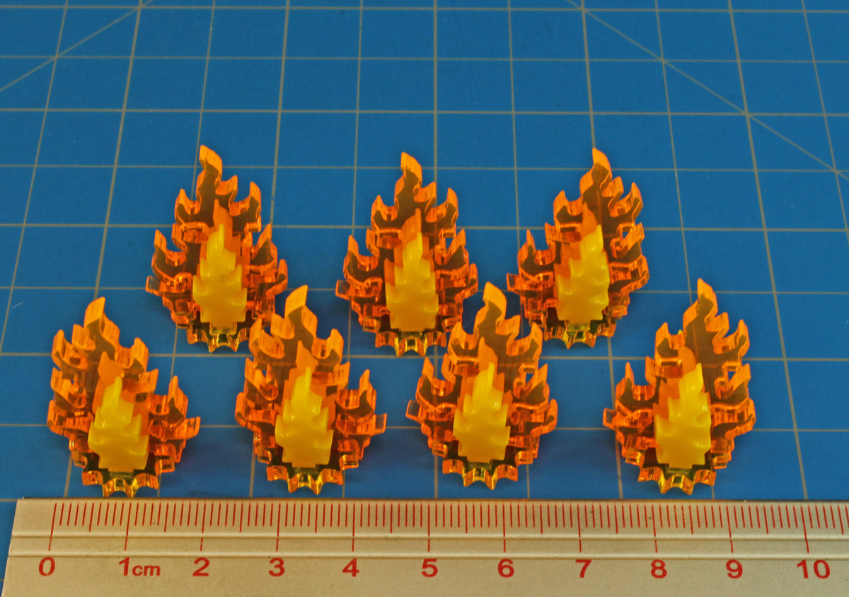 Inferno Marker Set Small Fluorescent Orange & Transparent Yellow 7