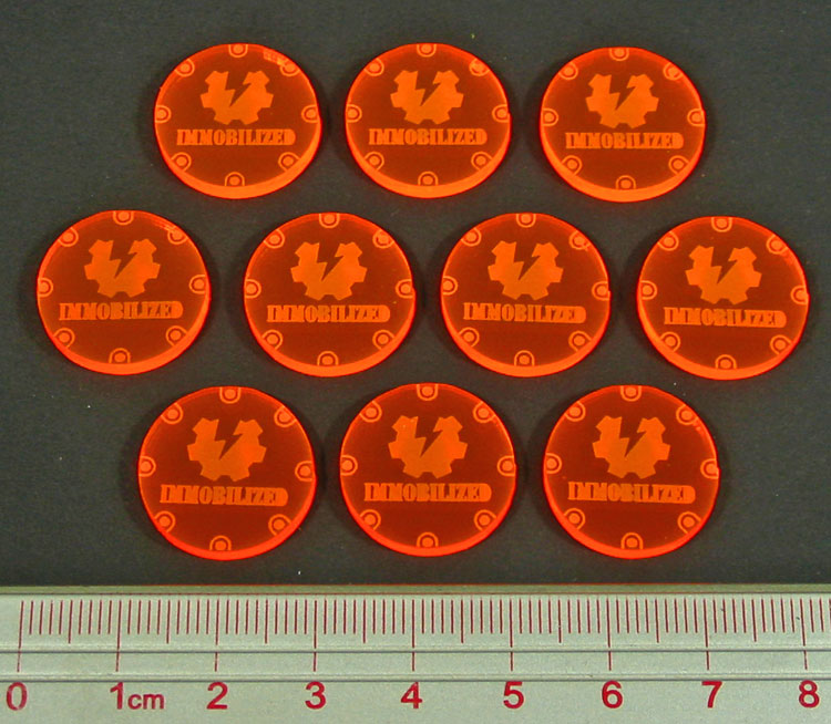Immobilized Token Fluorescent Orange 10