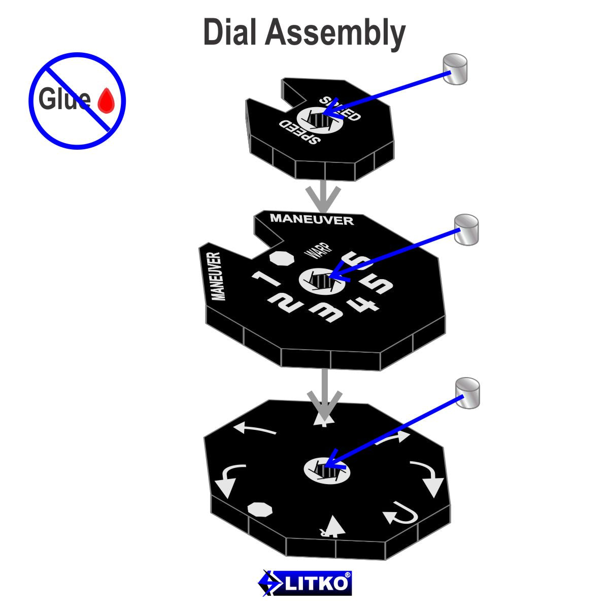 Space Wing Maneuver & Speed Dial Black