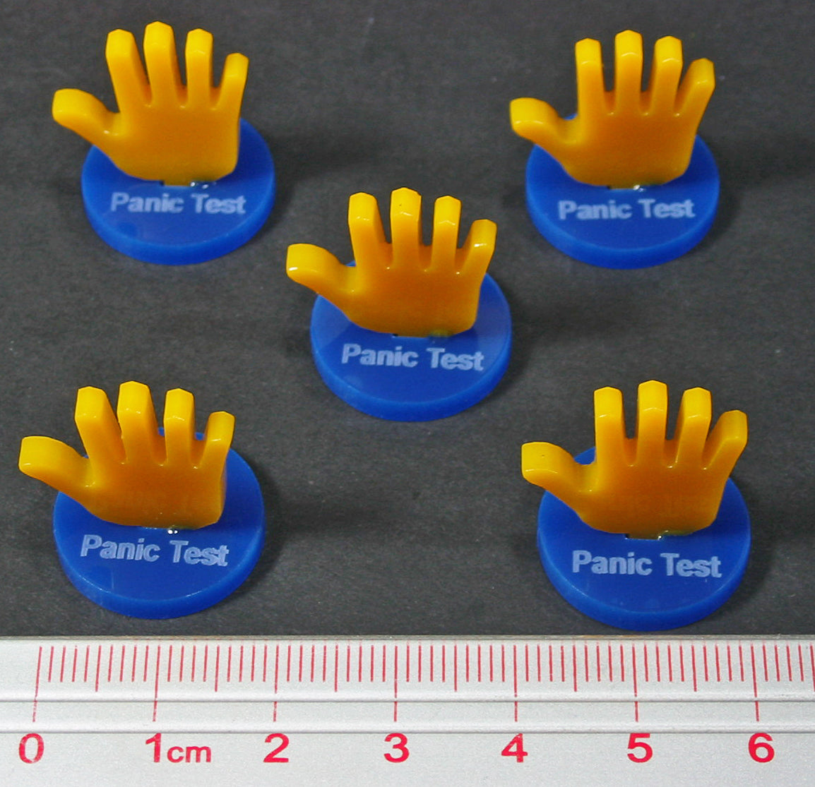 Fantasy Battle Panic Test Markers Gold & Blue 5