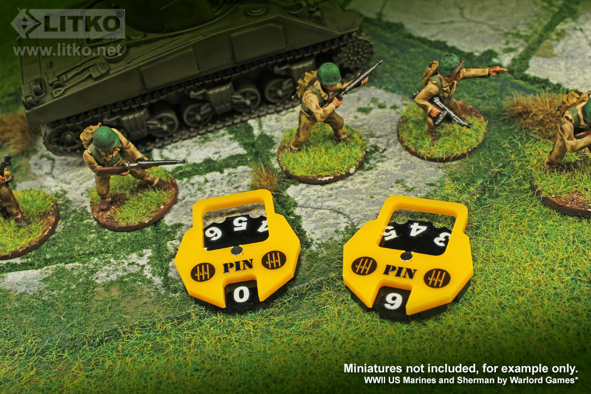 Premium Printed WWII Italian Army Pin Dials 2