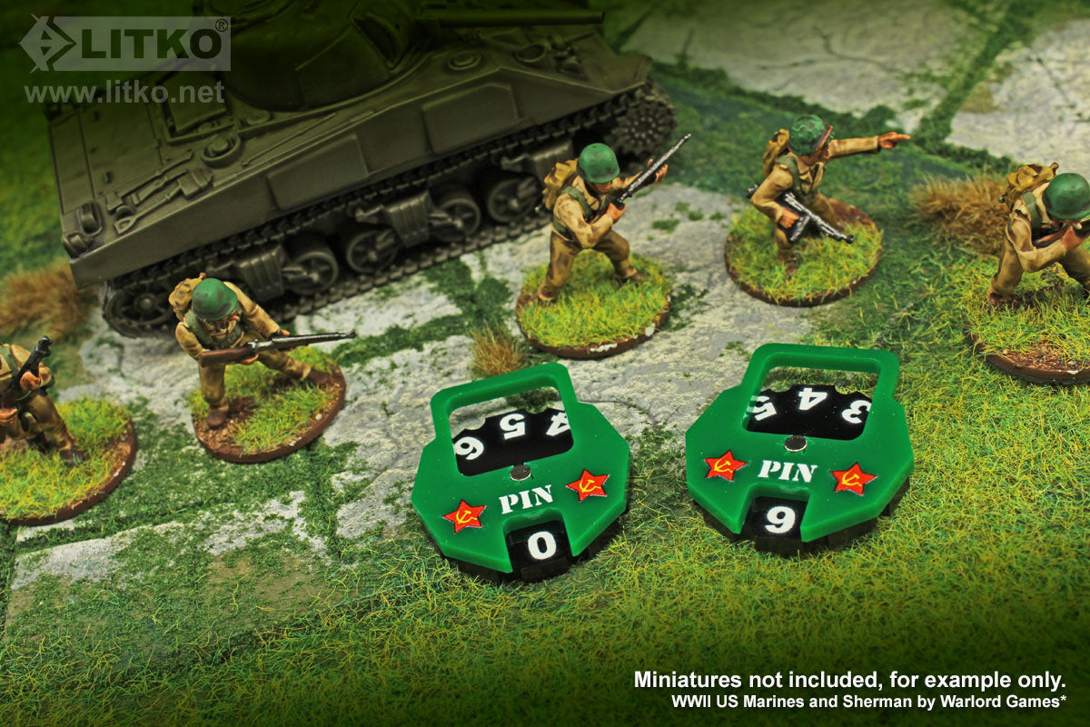 Premium Printed WWII Russian Army Pin Dials 2