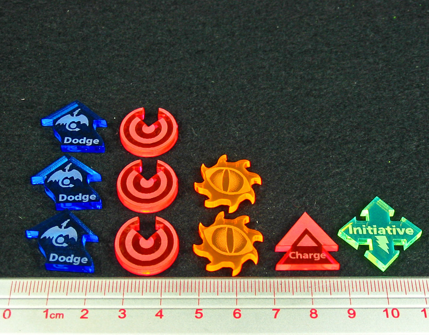 Dragon Wing Action Token Set Multi-Color 10