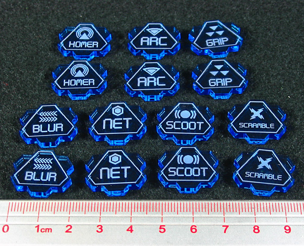 Weapon Effect Token Set GoA Fluorescent Blue 14