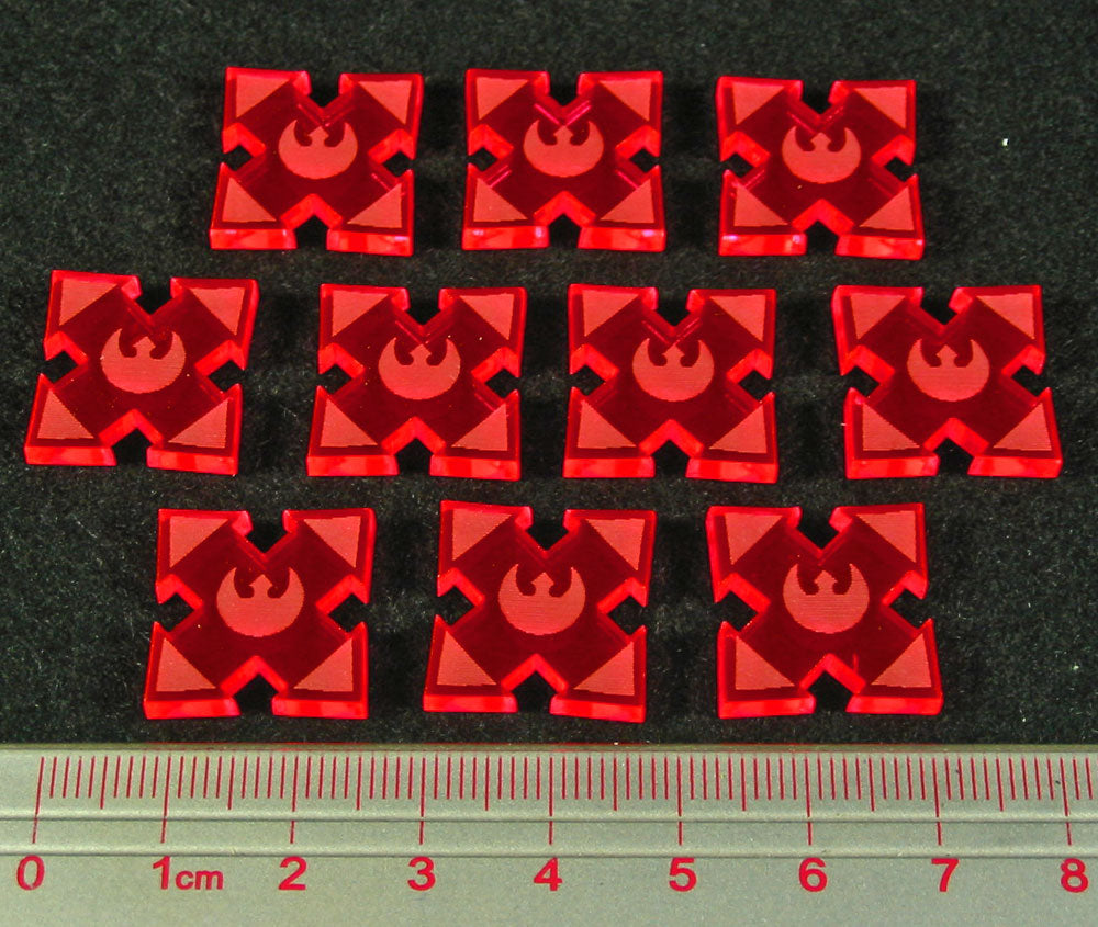 SW Assault Rebel Deployment Tokens Fluorescent Pink 10