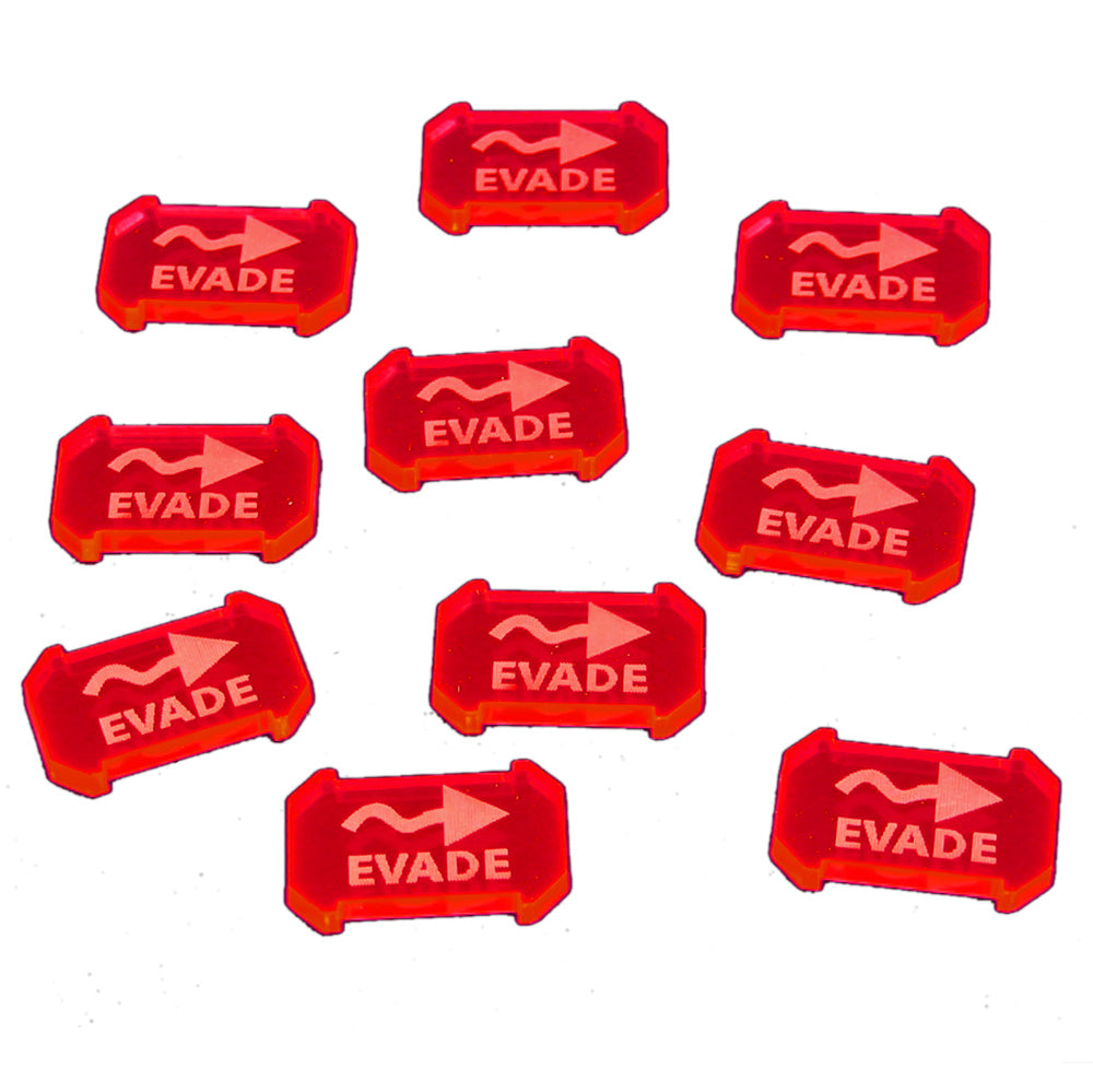 SW Armada Evade Defense Tokens Fluorescent Pink 10