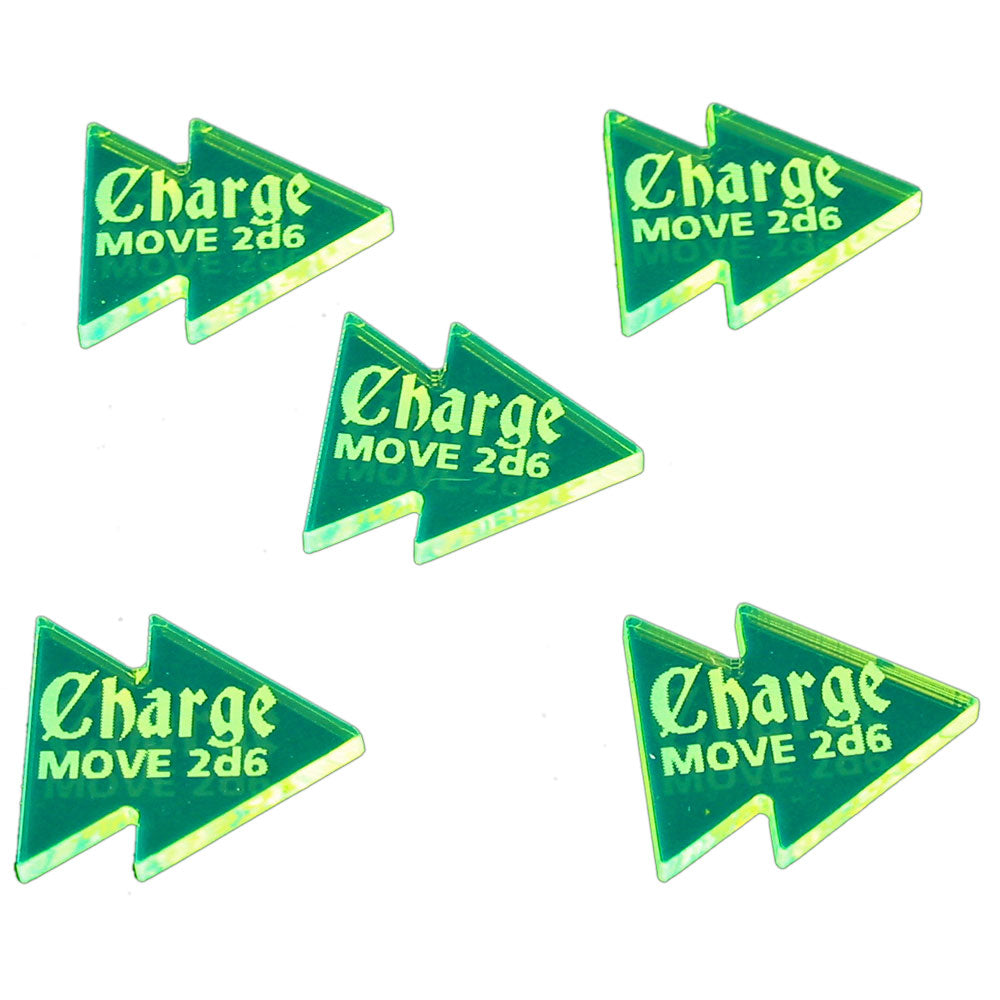 Charge Tokens AoS 1st Ed Fluorescent Green 5